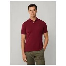 Hackett London f&uuml;r Herren. HM5600052 Polo Logo Slim Fit kastanienbraun (S), L&auml;ssig, Baumwolle, Kurzarm