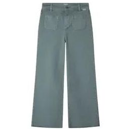 Pepe Jeans f&uuml;r M&auml;dchen. PG210803 Weite Hose Nania N blau (12A&ntilde;os= 152cm), L&auml;ssig, Baumwolle, Kinderbekleidung