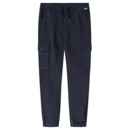 Pepe Jeans f&uuml;r Jungen. PB210732 Cargohose aus navyfarbenem Stretch-Gymdigo-Stoff (16A&ntilde;os= 176cm), L&auml;ssig, Baumwolle, Nachhaltig, Marine, Kin
