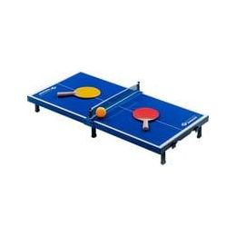 Donic Schildkr&ouml;t Tischtennis-Mini-Tisch-Set, Fitnessger&auml;t blau