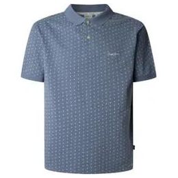 Pepe Jeans f&uuml;r Herren. PM542244 Polo Basilikum blau (XXL), L&auml;ssig, Baumwolle, Kurzarm, Nachhaltig