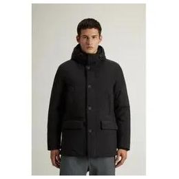 Woolrich f&uuml;r Herren. CFWOOU2092MRUT5182 Arctic Cloud Parka mit Kapuze (S), Schwarz, L&auml;ssig, Polyester