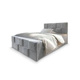 MASSENO Boxbett mit Bettkasten grau Ma&szlig;e (cm): B: 140 H: 98 &raquo; M&ouml;bel Kraft