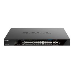 DLink D-Link DGS-1520-28MP/E, 28-Port Smart Managed PoE+ Gigabit Stack Switch 4x 2.5 GE, 4x 10G