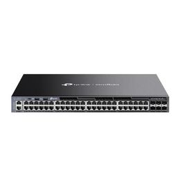 TP-LINK Omada SG6654X 48-Port Gigabit Stackable L3 Managed Switch mit 6 10G-Steckpl&auml;tzen