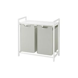 M&ouml;bel Kraft W&auml;schekorb wei&szlig; Stoff Ma&szlig;e (cm): B: 73 H: 72 &raquo; M&ouml;bel Kraft