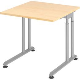 Hammerbacher h&ouml;henverstellbarer Schreibtisch VZS08/3/S ahorn
