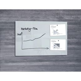 Sigel Glas-Magnettafel artverum&reg; 100,0 x 65,0 cm wei&szlig;