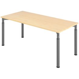 Hammerbacher h&ouml;henverstellbarer Schreibtisch VYS19/3/G ahorn