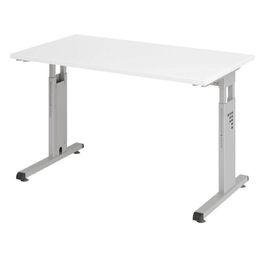 Hammerbacher Schreibtisch VOS612/W/S wei&szlig;