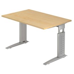Hammerbacher h&ouml;henverstellbarer Schreibtisch VUS12/3/S ahorn