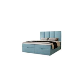 M&ouml;bel Kraft Boxbett mit Stauraum blau Ma&szlig;e (cm): B: 121 H: 110 &raquo; M&ouml;bel Kraft
