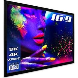 eSmart Professional MIRALE Tageslicht-Rahmen Leinwand grau 233,6 cm 92 Zoll