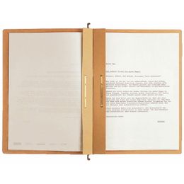 Leitz Alpha H&auml;ngehefter kaufm&auml;nnische Heftung DIN A4 naturbraun