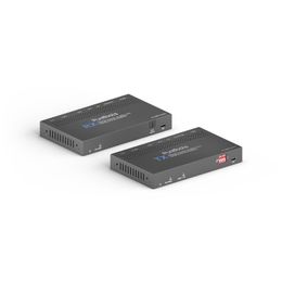 PureTools - HDBaseT Extender Set, 18G HDR. 40m@4K, 70m@1080p. 1080p bis 4K Upscaling. Unterst&uuml;tzt ARC und externe Audio&uuml;bertragung von RX nach TX