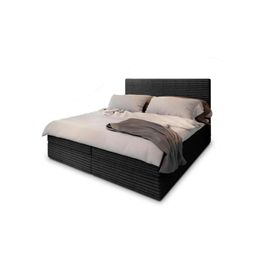 MASSENO Boxbett mit Bettkasten schwarz Ma&szlig;e (cm): B: 140 H: 98 &raquo; M&ouml;bel Kraft