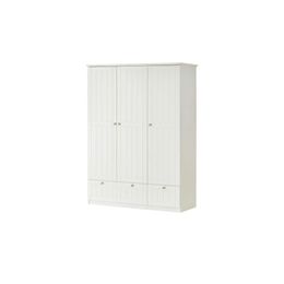 Mia & Mo Kleiderschrank wei&szlig; Ma&szlig;e (cm): B: 141 H: 187 T: 55.0 &raquo; M&ouml;bel Kraft