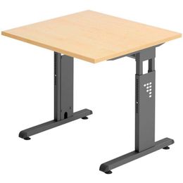Hammerbacher h&ouml;henverstellbarer Schreibtisch VOS08/3/G ahorn