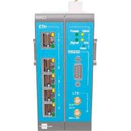 INSYS icom MIRO-L200 - Router, WWAN 4-Port-Switch, VPN, 5x Ethernet 10/100BT, 2xdig.EIN, 1xdig.Aus, 1xRS232