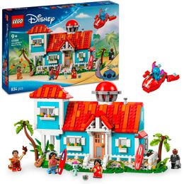 Konstruktionsspielsteine Lego "Das Strandhaus aus &bdquo;Lilo und Stitch&ldquo; (43268), Lego Disney Classic", bunt, Spielbausteine, Kinder, Kunststoff, Made in Europe