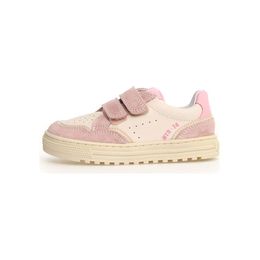 Naturino Leder-Sneakers "Ariton 2" in Beige/ Rosa - 48% | Gr&ouml;&szlig;e 28 | Babysneakers