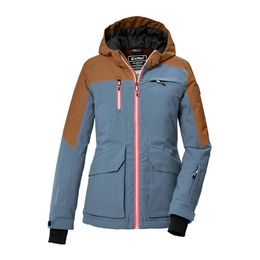 Killtec Ski-/ Snowboardjacke "KSW" in Blau/ Hellbraun - 54% | Gr&ouml;&szlig;e 140 | Kinder-outdoor-jacken