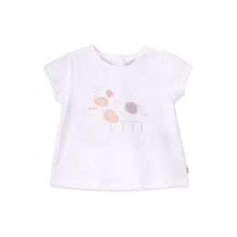KNOT Shirt 'Moo' girl White size 12M
