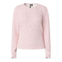 Pieces Shirt 'PCFlora' Damen Gr&ouml;&szlig;e XXL rosa / wei&szlig;