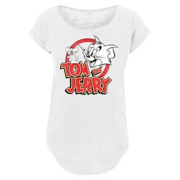 F4NT4STIC T-Shirt 'Tom and Jerry' Damen Gr&ouml;&szlig;e XXL gelb / rot / schwarz / wei&szlig;