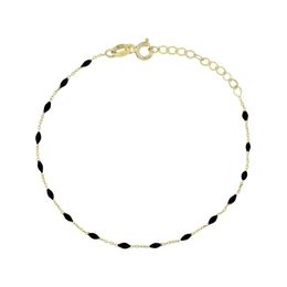 OR &Eacute;CLAT Gold-Armkette "Amada Noir" - 76% | Schmuck