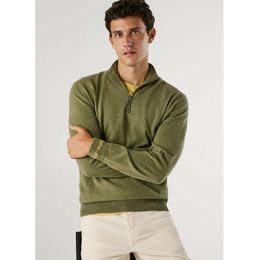 Pepe Jeans Pullover "Andre" in Khaki - 42% | Gr&ouml;&szlig;e S | Herren-plussize