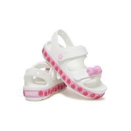 Crocs Sandalen "Cruiser Pet" in Wei&szlig;/ Rosa - 47% | Gr&ouml;&szlig;e 19/20 | Babysandalen