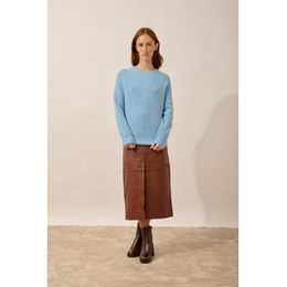 Just Cashmere Kaschmir-Pullover "Oceane" in Hellblau - 58% | Gr&ouml;&szlig;e L | Damen-pullover-cardigans
