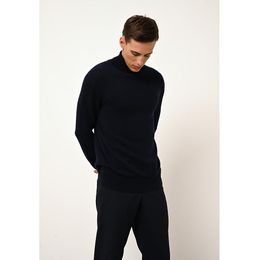 Just Cashmere Kaschmir-Rollkragenpullover "Connor" in Dunkelblau - 62% | Gr&ouml;&szlig;e M | Herren-plussize