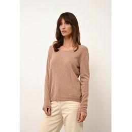 Just Cashmere Kaschmir-Pullover "Fiona" in Camel - 68% | Gr&ouml;&szlig;e S | Damen-pullover-cardigans
