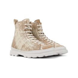 Camper Leder-Boots in Beige - 59% | Gr&ouml;&szlig;e 36 | Damen-stiefel