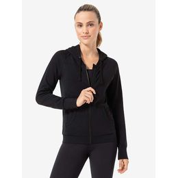 super.natural Sweatjacke "Everyday" in Schwarz - 65% | Gr&ouml;&szlig;e XL | Damen-sweatshirts-jacken