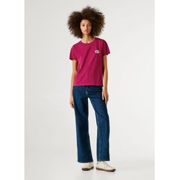 Pepe Jeans Shirt "Brule" in Rot - 31% | Gr&ouml;&szlig;e M | Damen-tops
