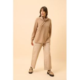 Just Cashmere Kaschmir-Pullover "Melrose" in Beige - 62% | Gr&ouml;&szlig;e L | Damen-pullover-cardigans