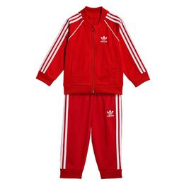 adidas originals Jogginganzug 'Adicolor' Jungen Gr&ouml;&szlig;e 80 rot / wei&szlig;