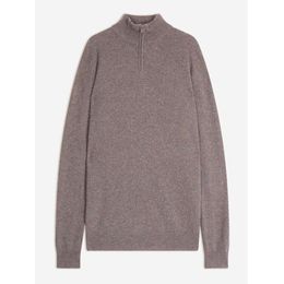 Just Cashmere Kaschmir-Pullover "Bradley" in Taupe - 62% | Gr&ouml;&szlig;e L | Herren-plussize