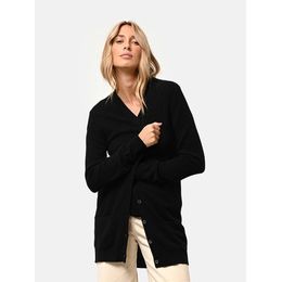 Just Cashmere Kaschmir-Cardigan "Chelsea" in Schwarz - 66% | Gr&ouml;&szlig;e M | Damen-pullover-cardigans