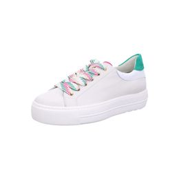 Paul Green Sneaker Damen Gr&ouml;&szlig;e 37 ecru / gr&uuml;n / fuchsia / wei&szlig;