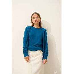 Just Cashmere Kaschmir-Cardigan "Debbie" in Blau - 63% | Gr&ouml;&szlig;e L | Damen-pullover-cardigans