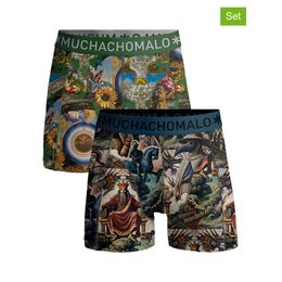 MUCHACHOMALO 2er-Set: Boxershorts in Bunt - 59% | Gr&ouml;&szlig;e L | Herren-waesche