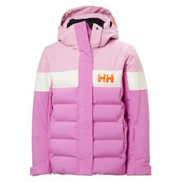Helly Hansen Ski-/ Snowboardjacke "Cyclone" in Rosa/ Wei&szlig;/ Orange - 56% | Gr&ouml;&szlig;e 164 | Kinder-outdoor-jacken