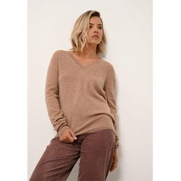 Just Cashmere Kaschmir-Pullover "Nora" in Hellbraun - 60% | Gr&ouml;&szlig;e M | Damen-pullover-cardigans