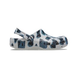 Crocs Crocs "Classic Game Over" in Grau/ Schwarz/ Hellblau - 52% | Gr&ouml;&szlig;e 20/21 | Baby-badeschuh