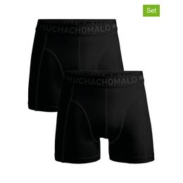 MUCHACHOMALO 2er-Set: Boxershorts in Schwarz - 60% | Gr&ouml;&szlig;e L | Herren-waesche