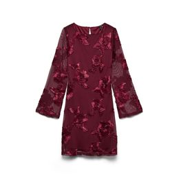 V&eacute;ro Moda VERO MODA Kleid 'VMMILA' Damen Gr&ouml;&szlig;e 40 rot Winterkleid